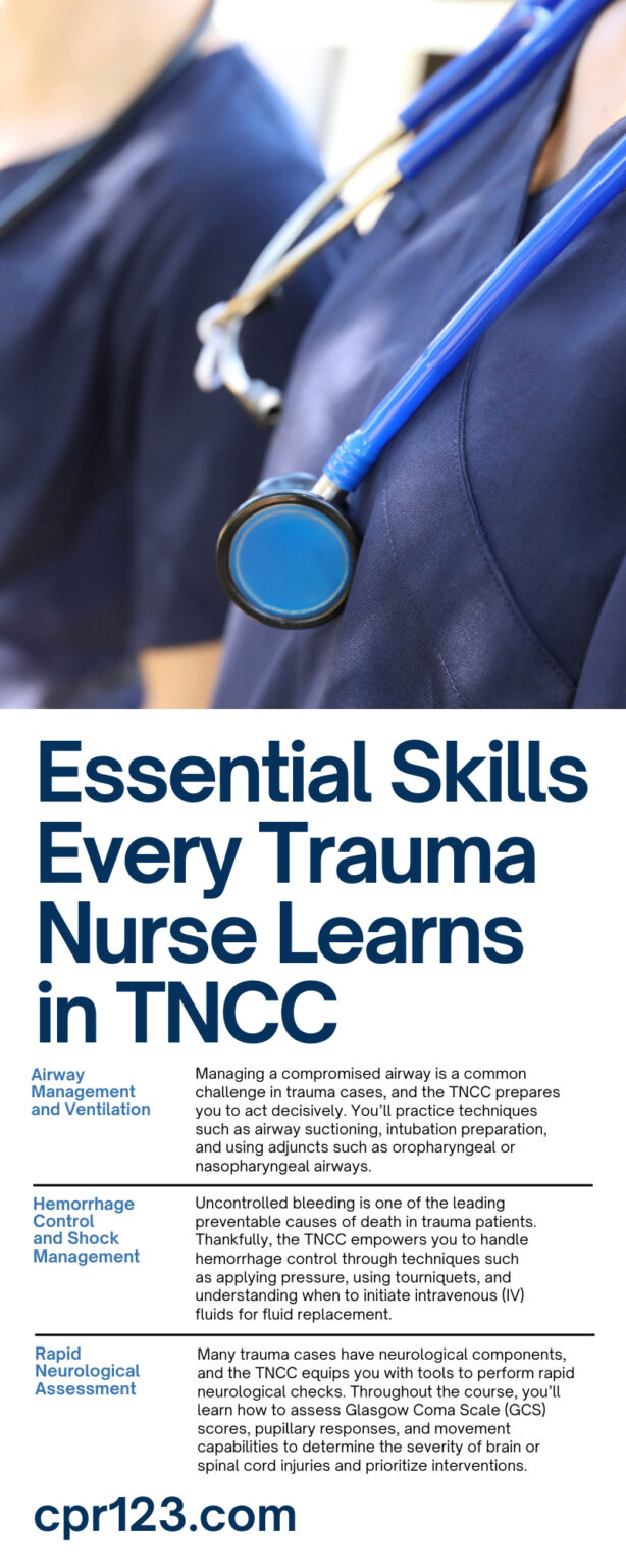 Essential Skills Every Trauma Nurse Learns in TNCC
